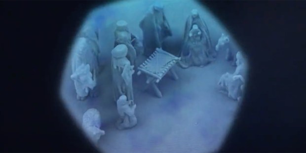 The world's smallest Nativity scene is microscopic