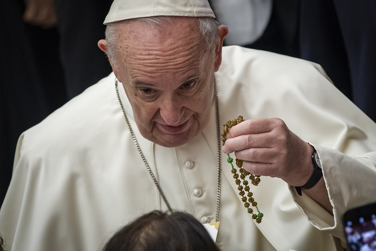She leads us by the hand: Pope reflects on Our Lady