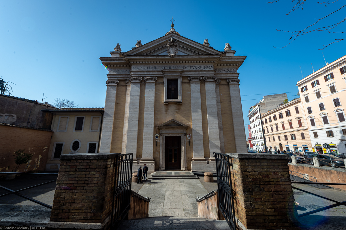 Why are Sts. Marcellinus and Peter mentioned at Mass?