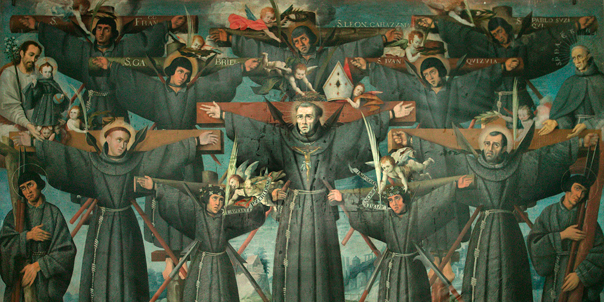 This unique chaplet honors 26 Japanese martyrs