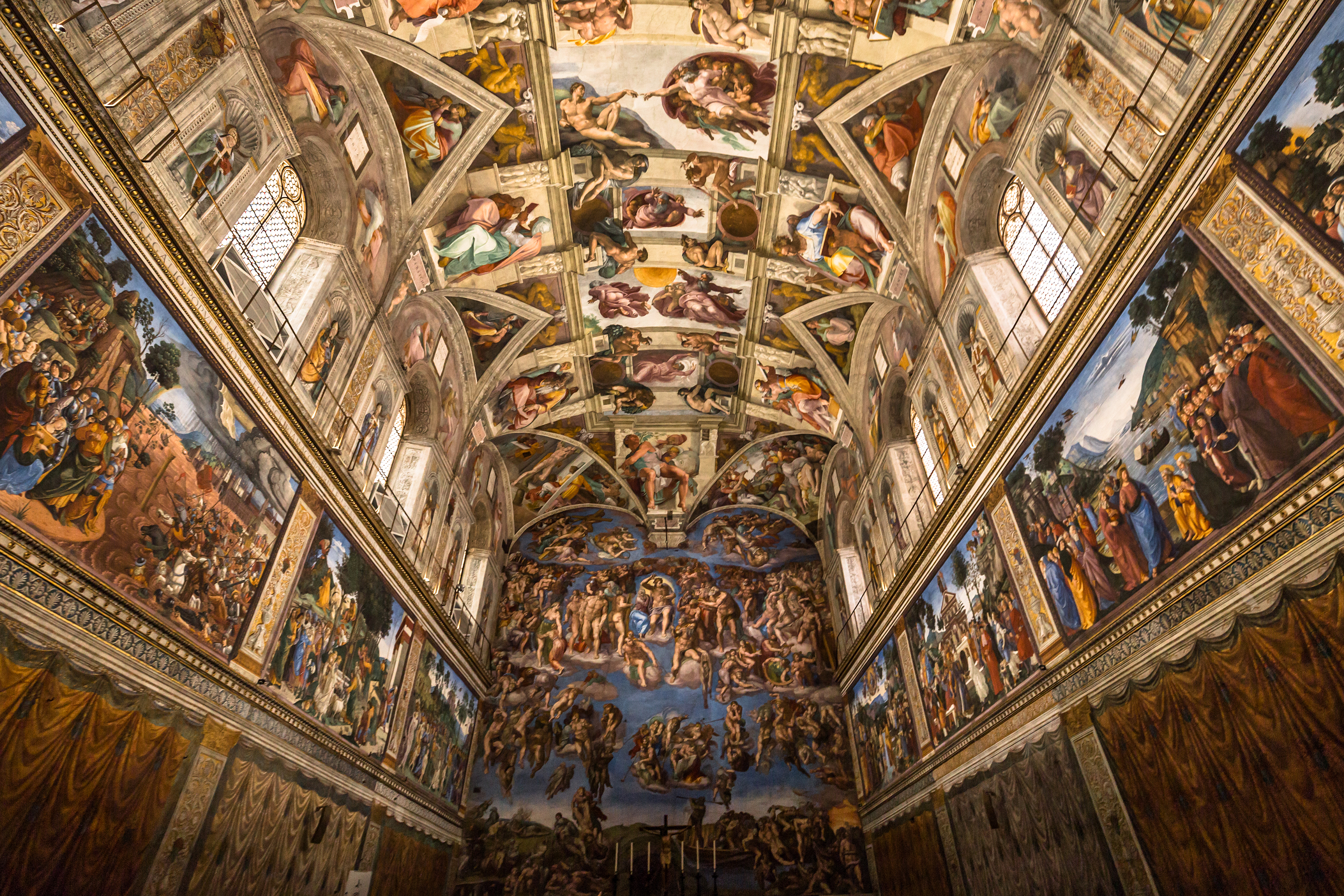 Sistine Chapel’s Last Judgment “hidden” for restoration