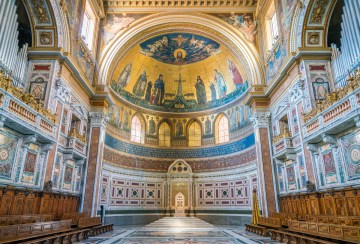 What is the apse in a Catholic Church?