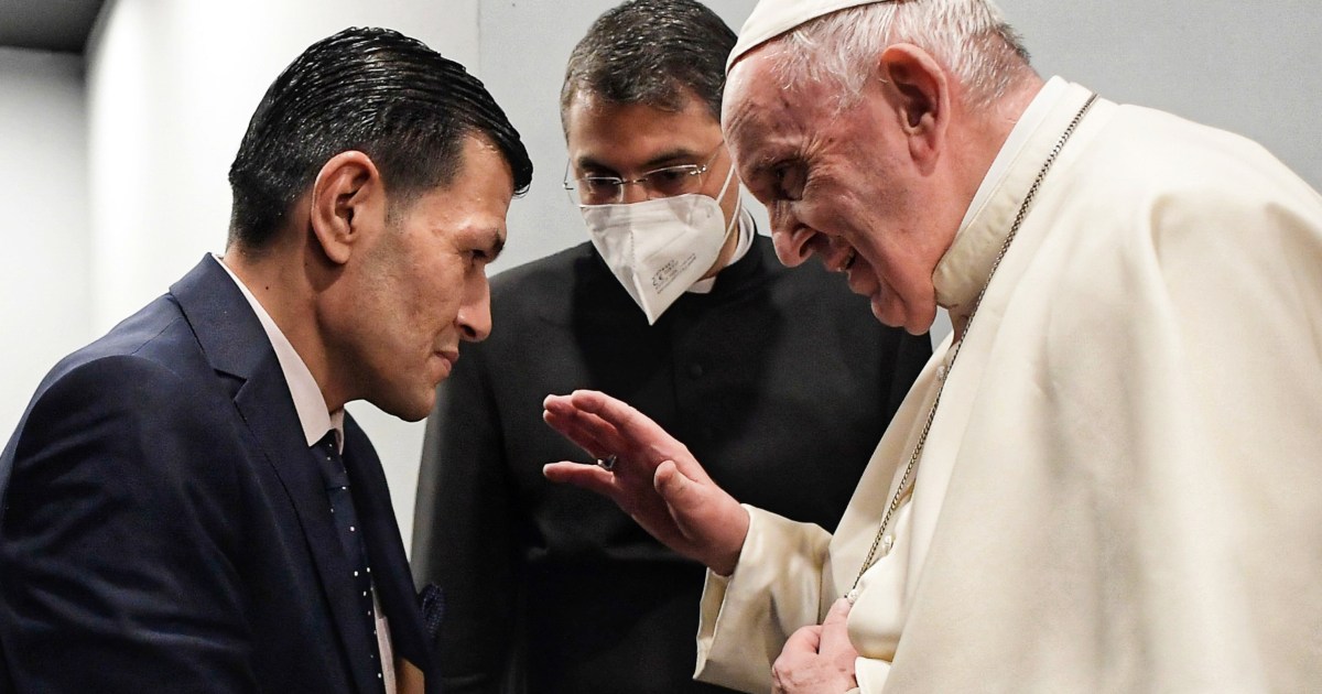 Pope meets dad of Syrian boy whose lifeless body on the beach moved the ...