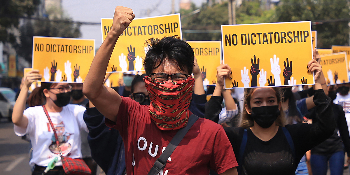 In Myanmar, cardinal urges protestors not to turn to violence