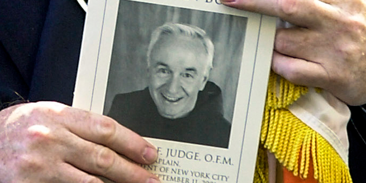Kneeler used by Fr. Mychal Judge donated to 9/11 Museum