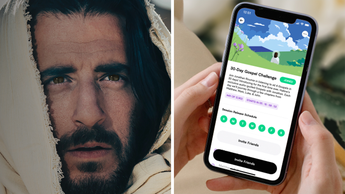 Hallow and The Chosen's Jesus offer 30-day Gospel challenge