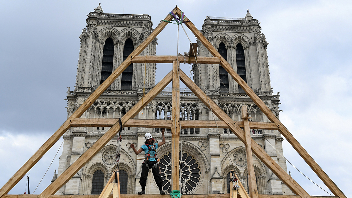 Catholic University to recreate Notre Dame de Paris truss with medieval ...