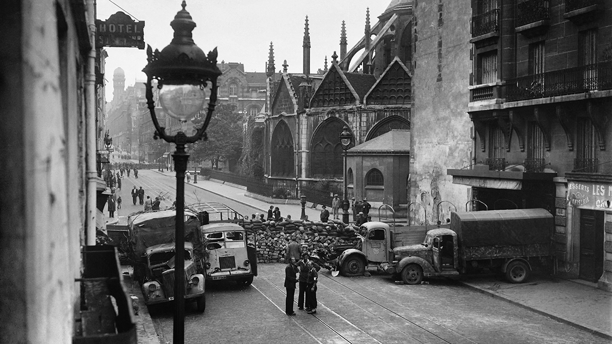 During Nazi occupation, scouts put a cross on a French peak