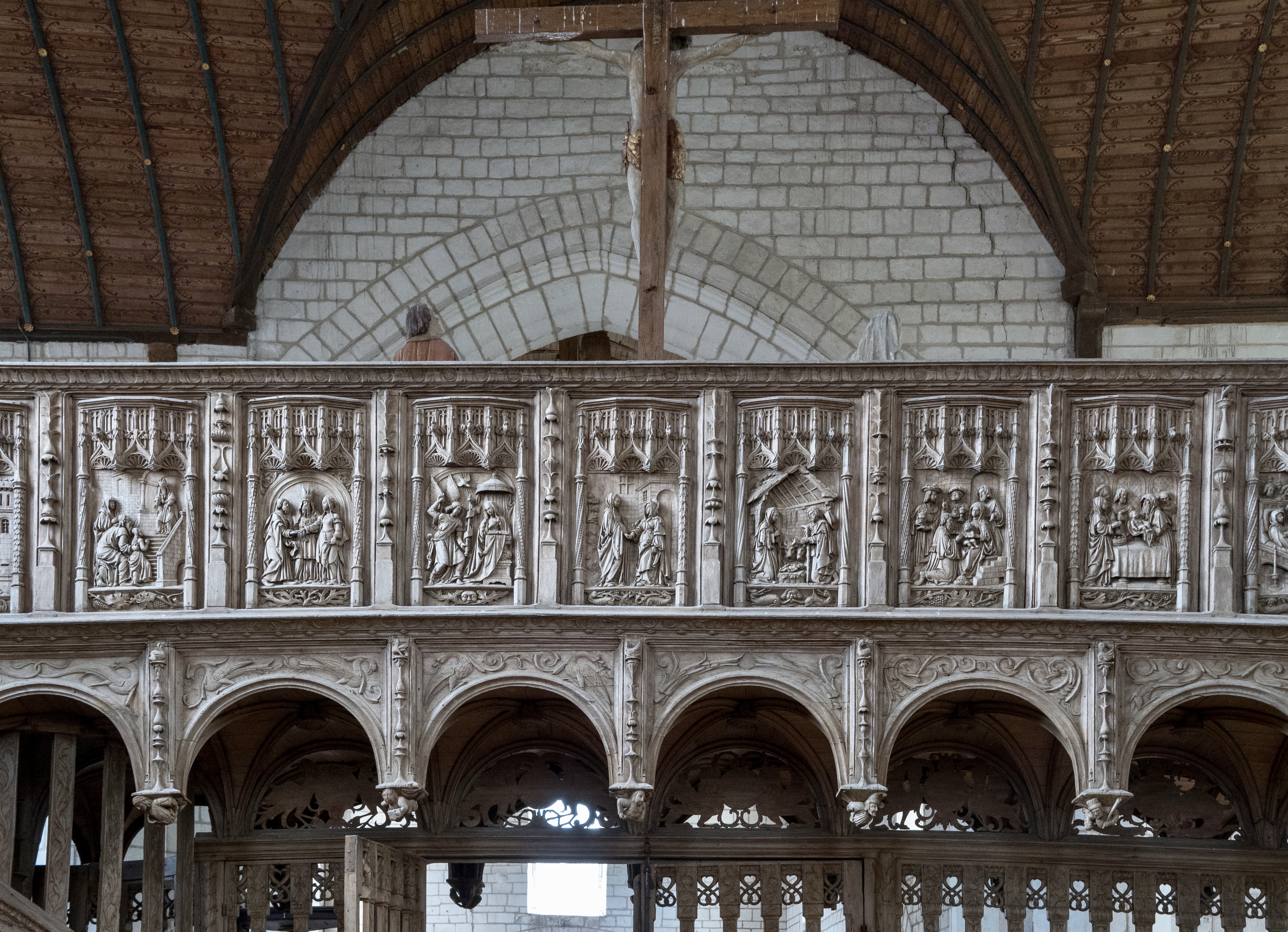 France's most beautiful rood screen is an authentic survivor