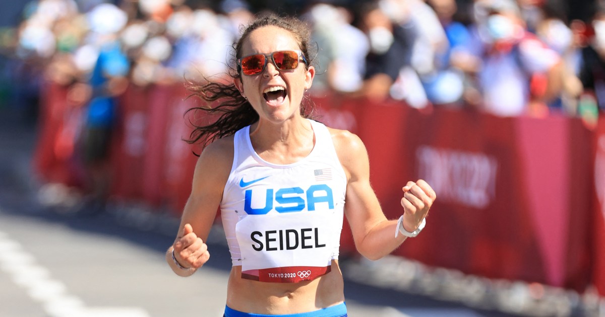 Olympian recited mom’s favorite prayer to finish marathon and win bronze
