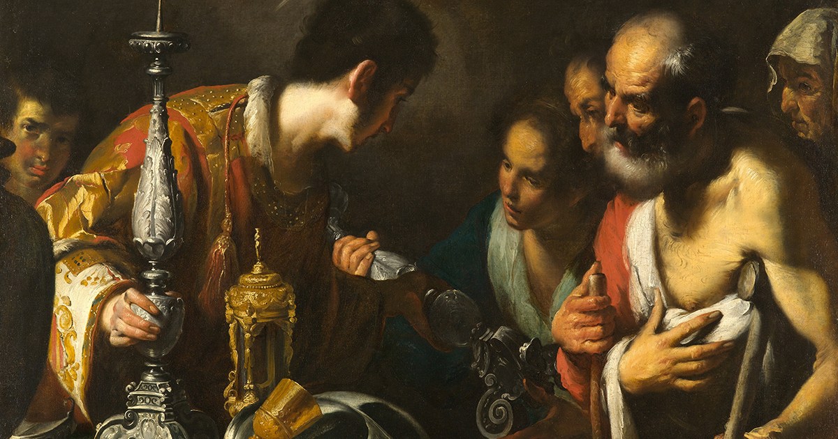 The comical story of St. Lawrence and the Church's treasure