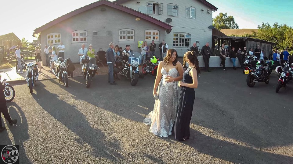 Victim of bullying arrives at her prom escorted by 300 bikers