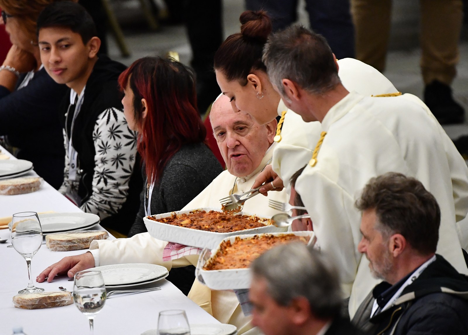 At times tenderness can do more good than money, says Pope