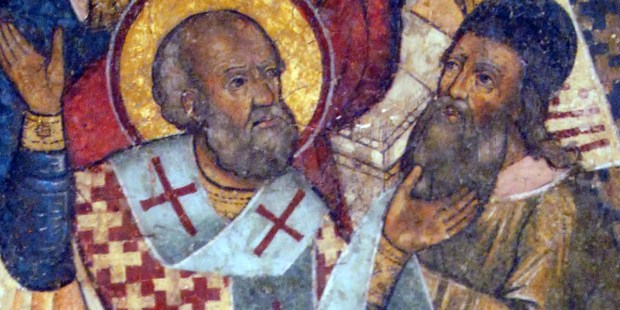 Did St. Nicholas punch Arius at the Council of Nicea?