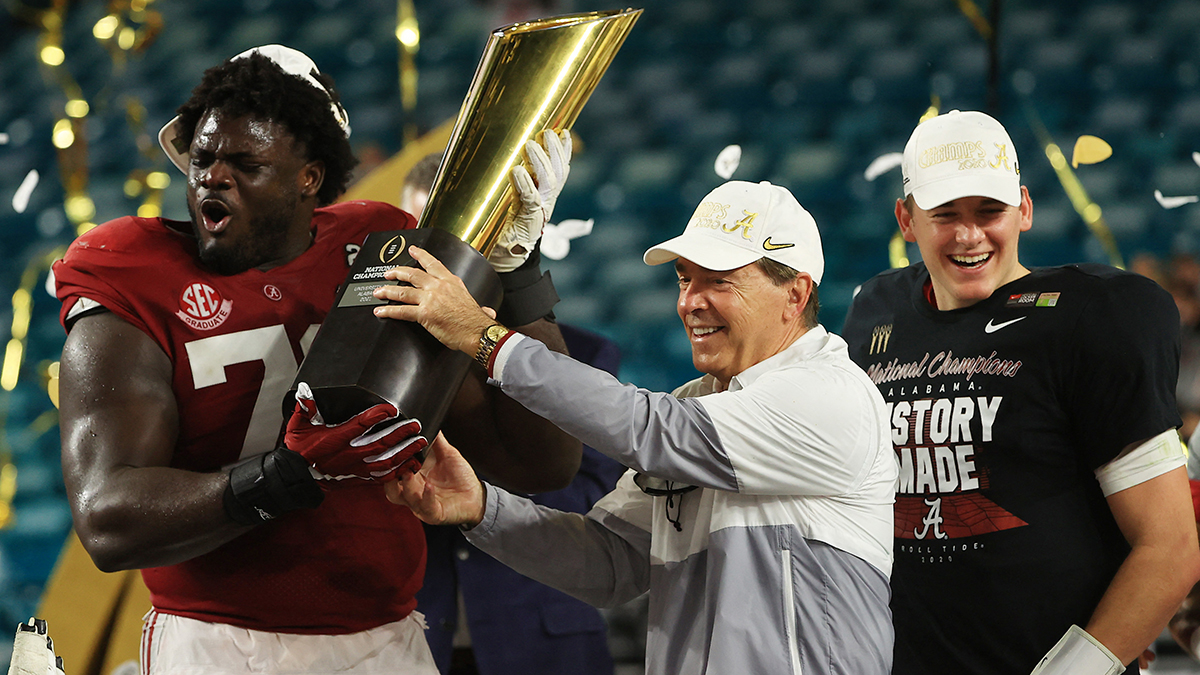 Alabama coach Nick Saban credits his Catholic faith with his success