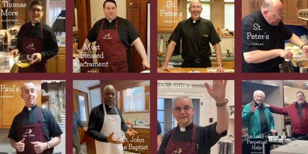 Priests share recipes and raise funds in “Cooks with Collars”