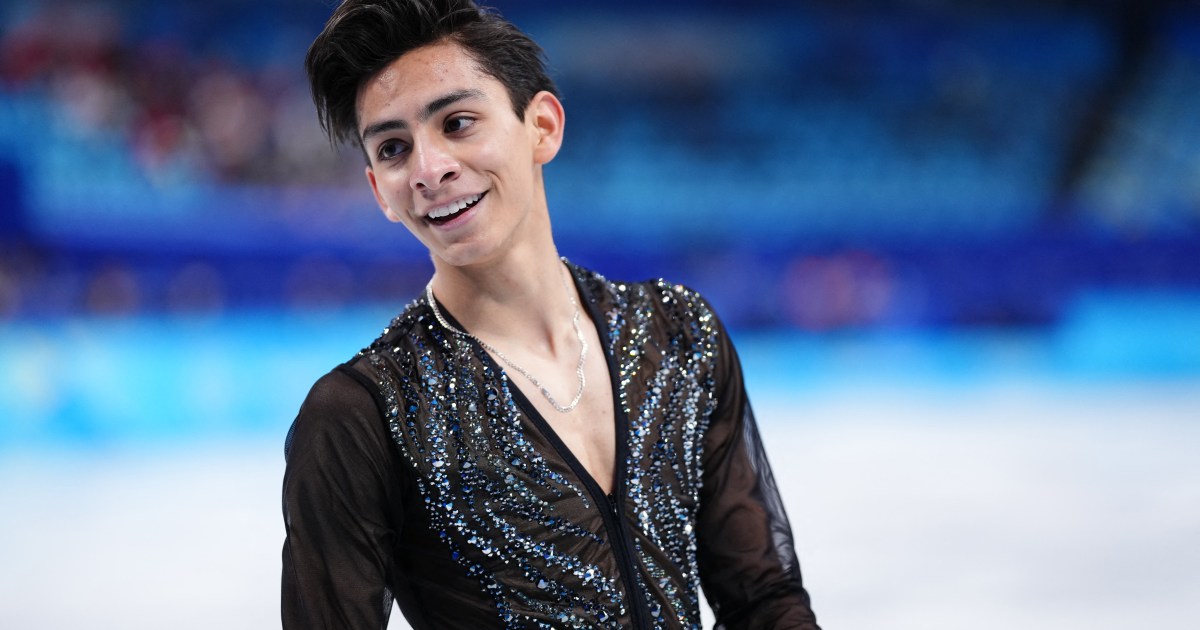 Mexican ice skater is one of this Olympics’ real sporting heroes
