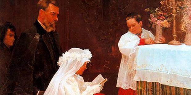 A young Picasso’s touching “First Communion”