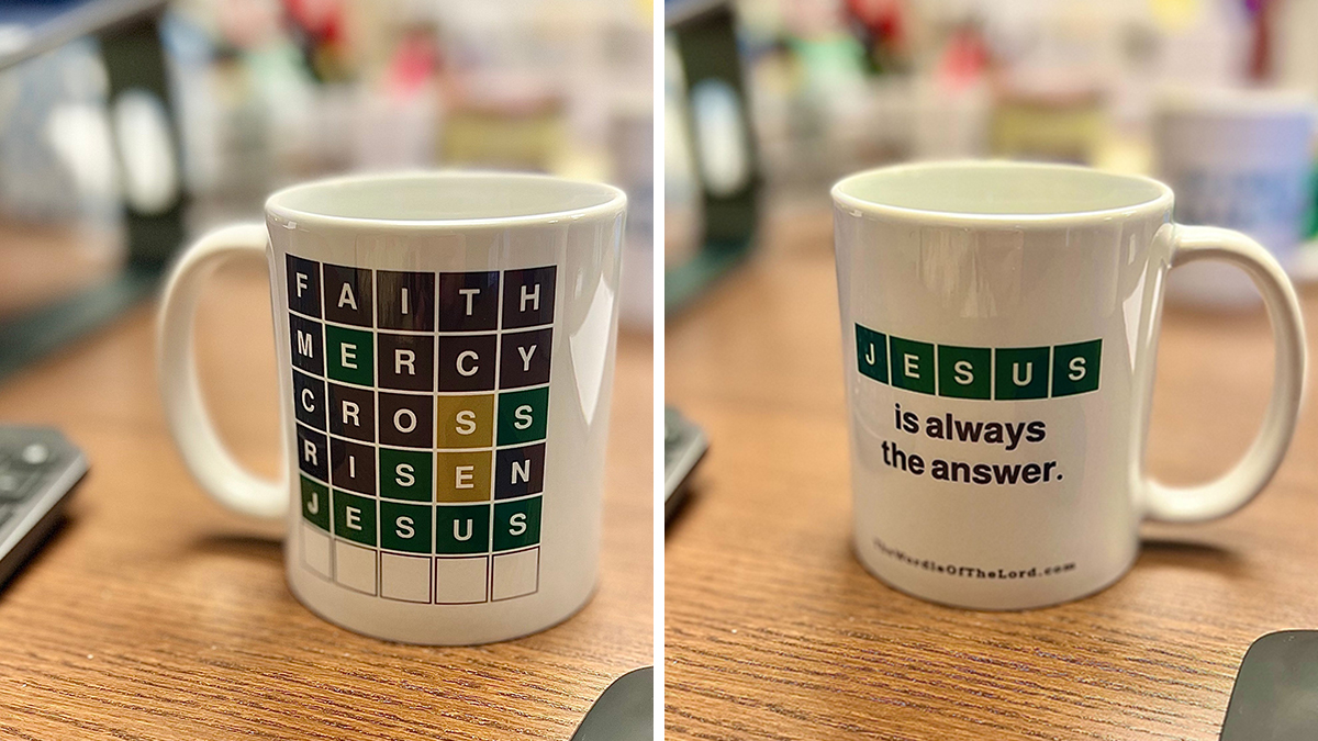 Christian fans of Wordle will appreciate this swag