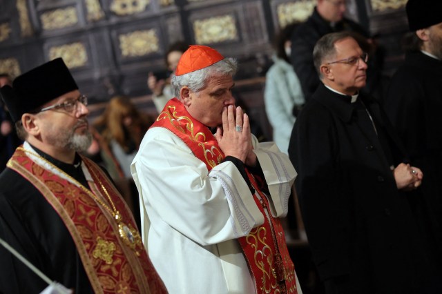 Pope sending his charity cardinal for 4th visit to Ukraine