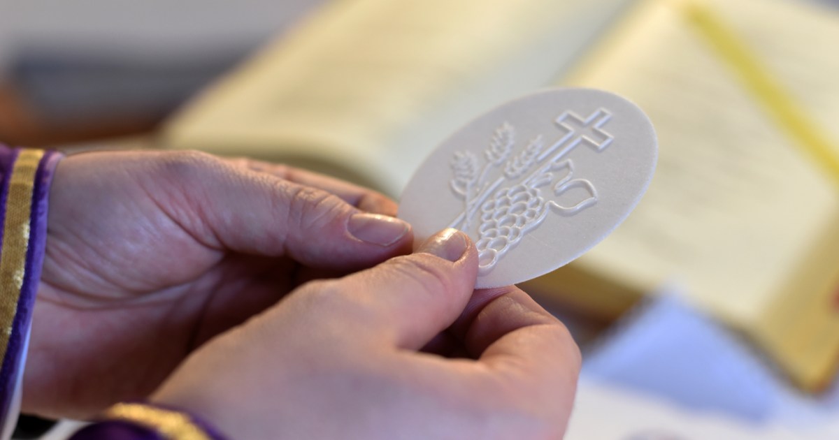 How do we know the Eucharist is Jesus' body and blood?