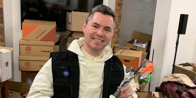 Trucks and Caritas: Fr. Patrick Briscoe reports from Poland