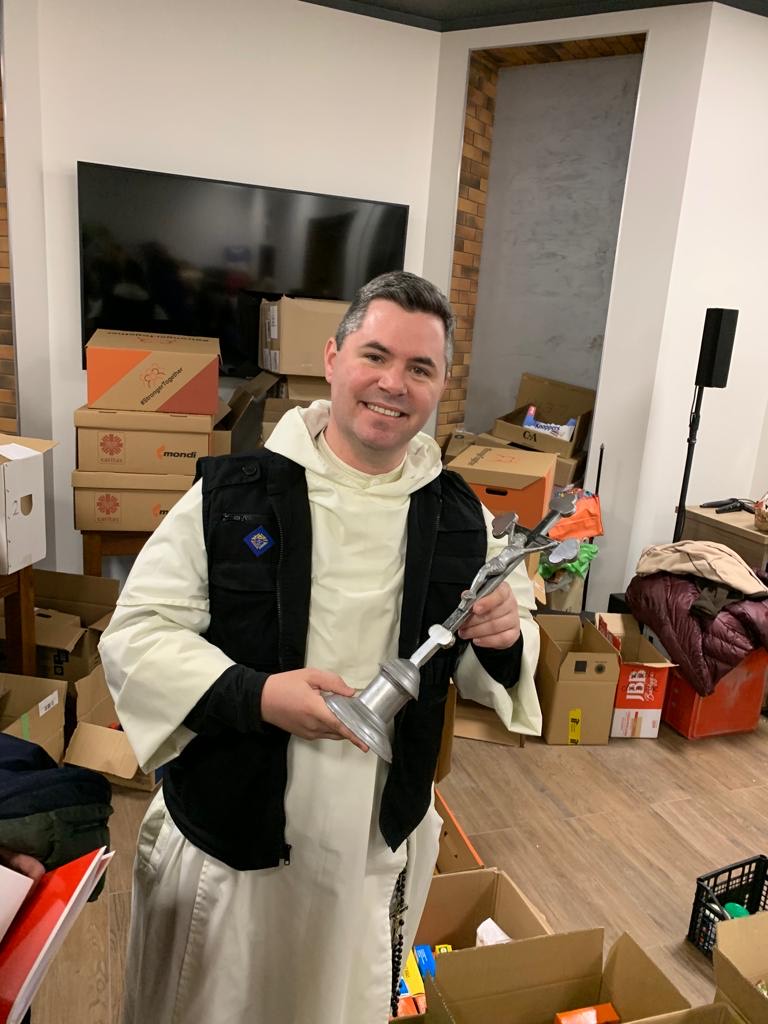 Trucks and Caritas: Fr. Patrick Briscoe reports from Poland