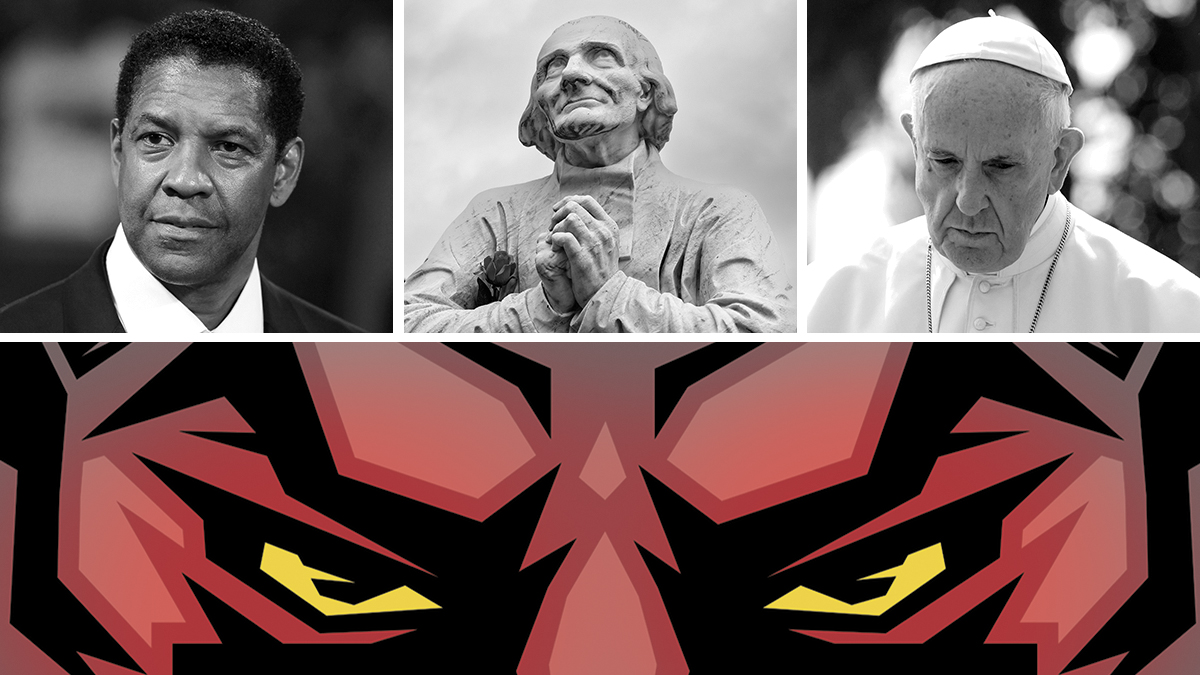 The devil is no joke: Wisdom from a Hollywood star, a French priest ...