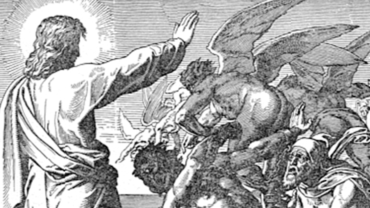 How the Our Father ends with a reference to Satan