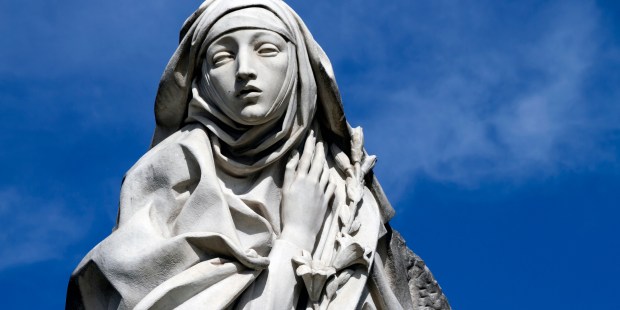 Why is St. Catherine of Siena a patron saint of Europe?
