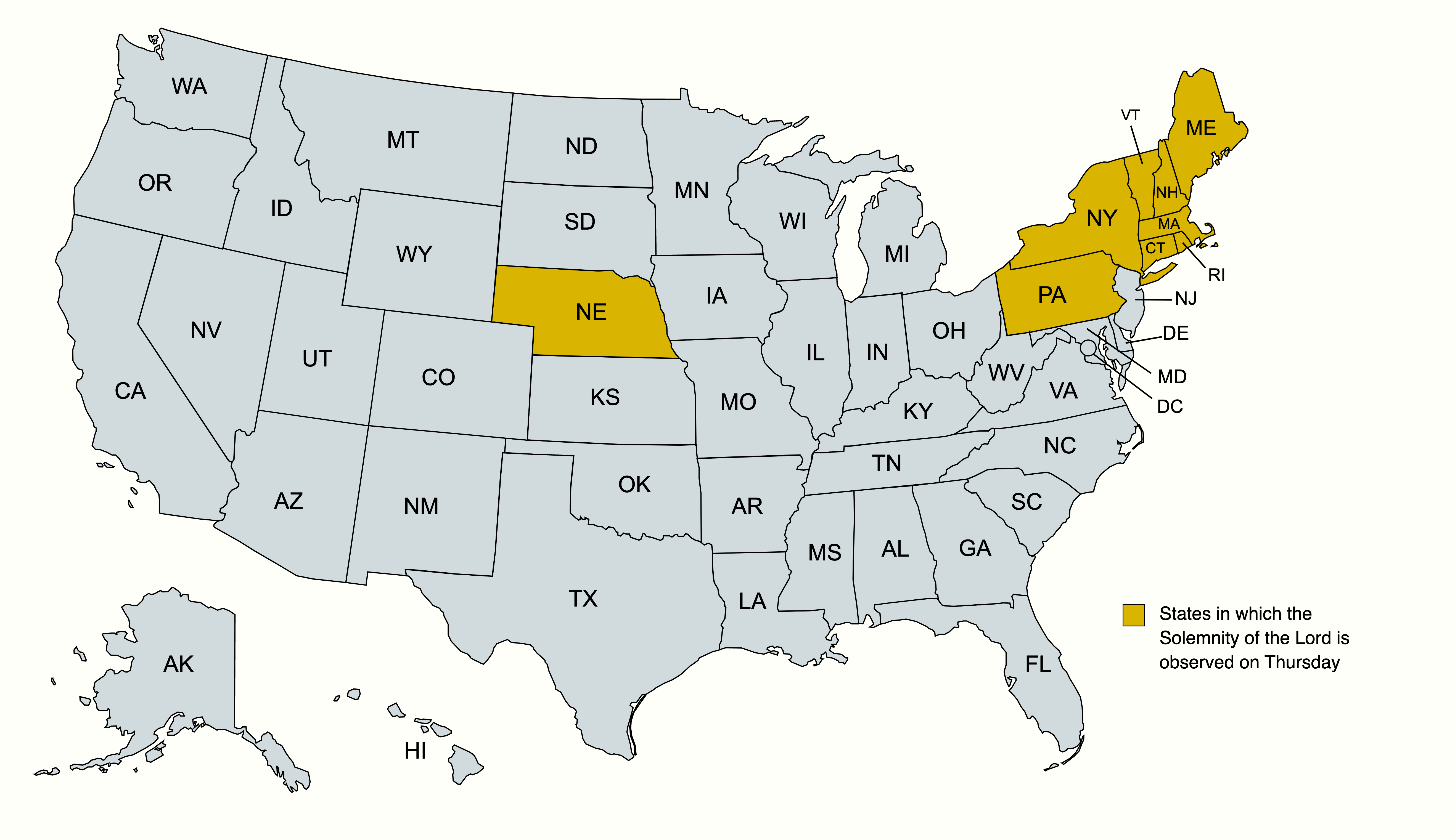 Is the feast of the Ascension a holy day of obligation?