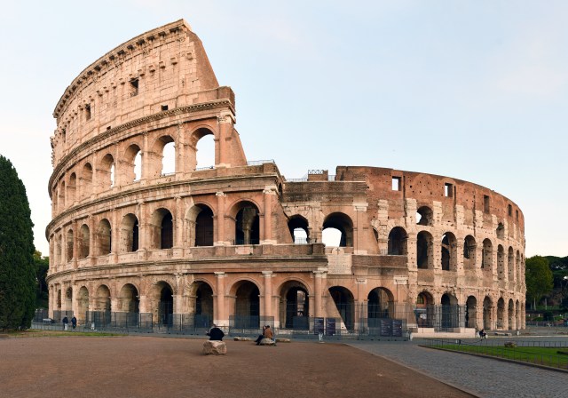 What happened to the other half of the Colosseum?