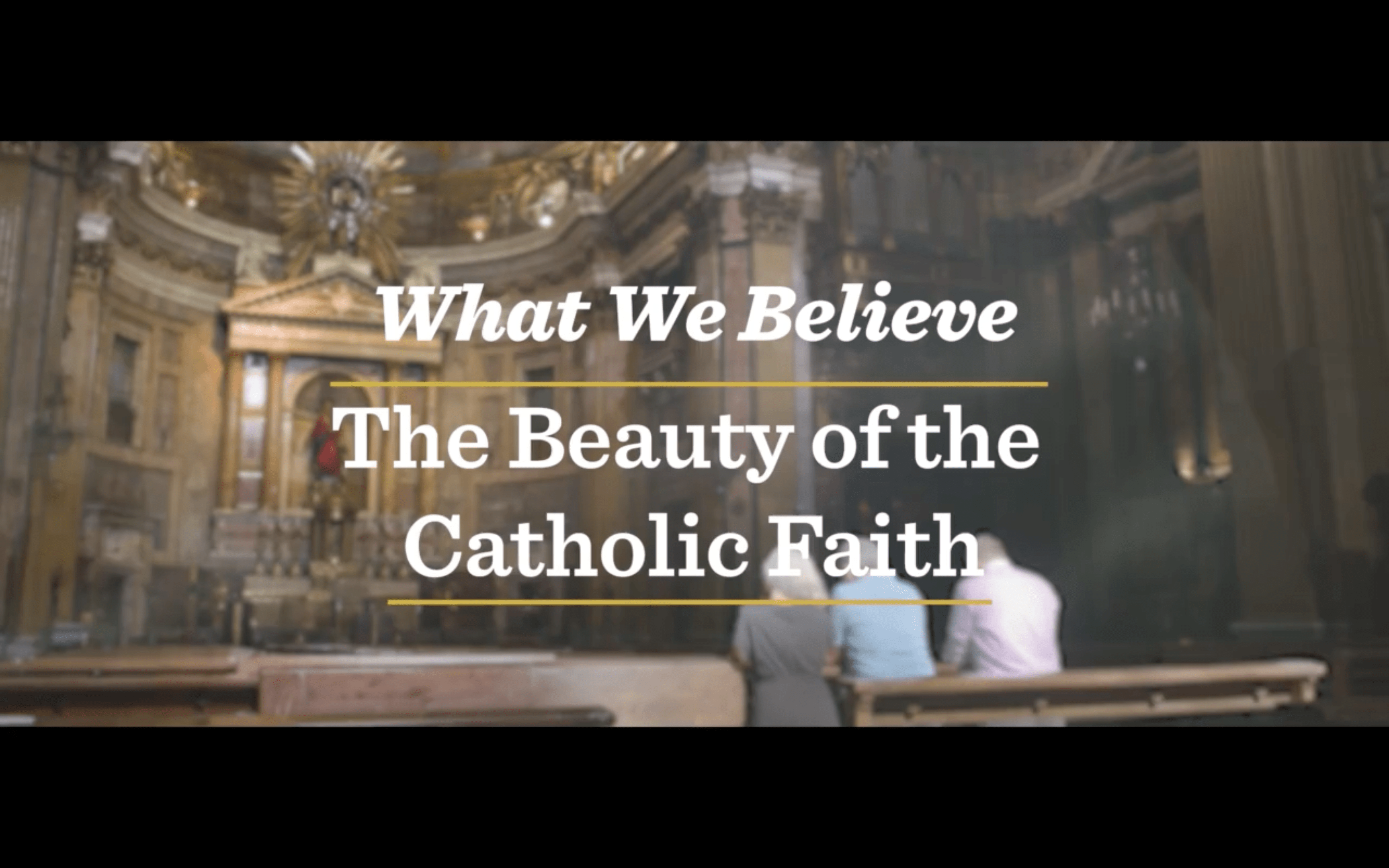 Why be Catholic? Course filmed at jaw-dropping historic site explores ...