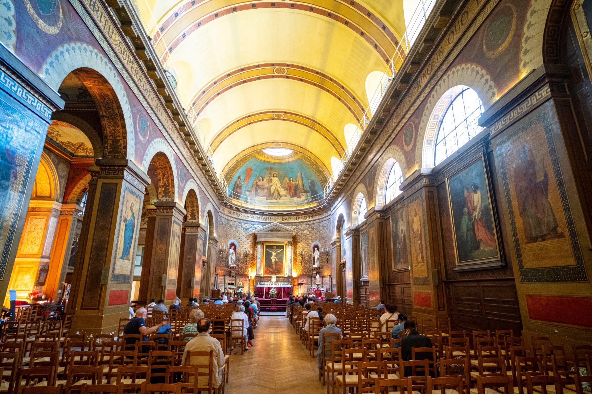 Paris's surprisingly vibrant Saint Louis Catholic Church