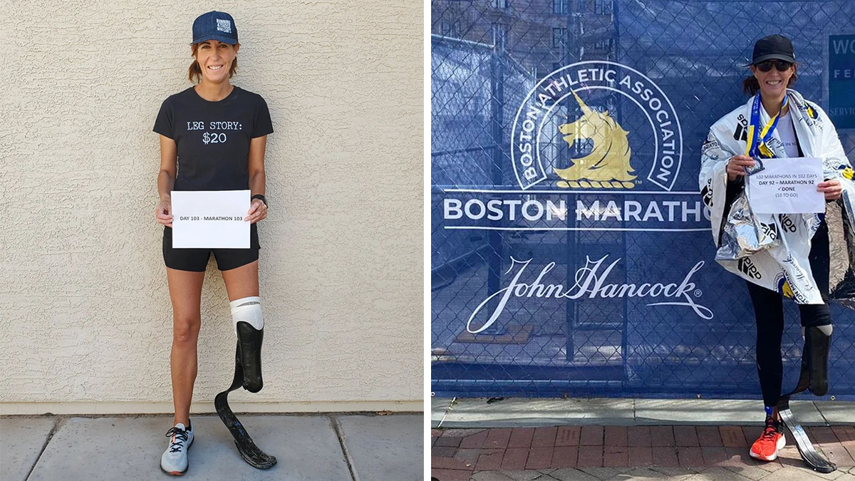 Meet the woman with one leg who set a Guinness World Record for 104 ...