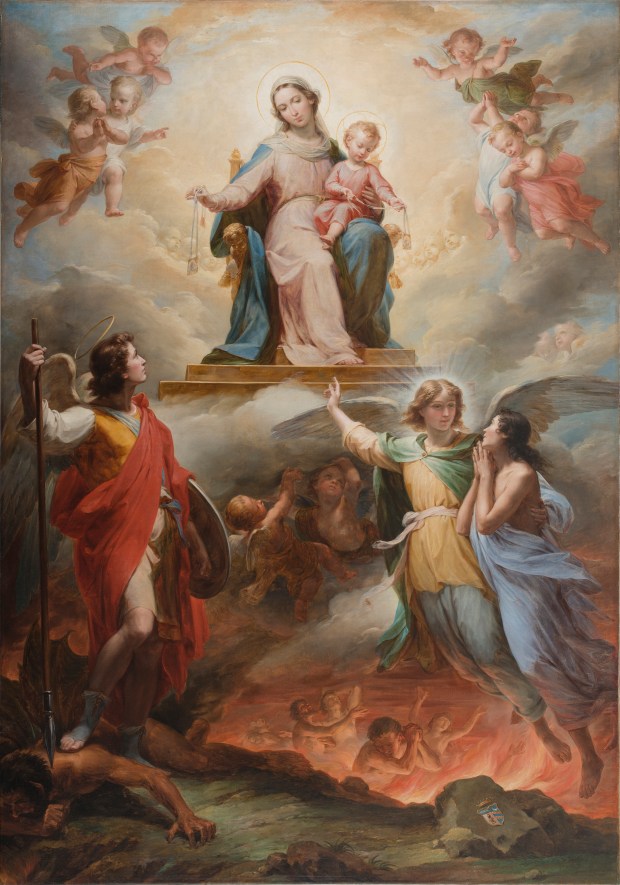 Mary took this island to remind us to pray for souls in Purgatory