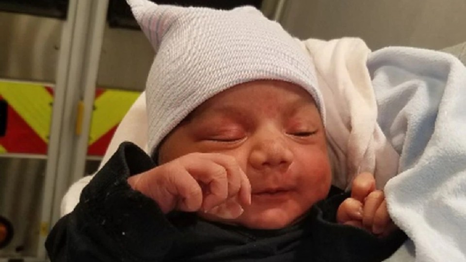 This abandoned baby was found in a discarded dresser, wrapped in a rosary