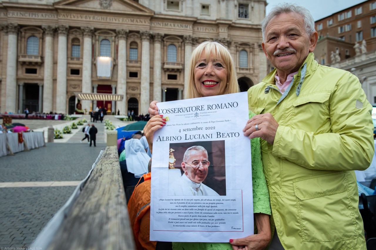Obtain for us the "smile of the soul": Pope's prayer to John Paul I