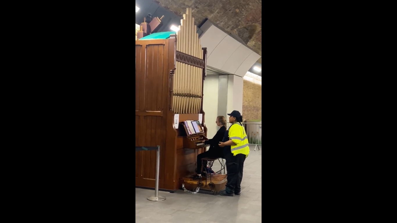 Watch viral video of security guard's beautiful impromptu opera performance