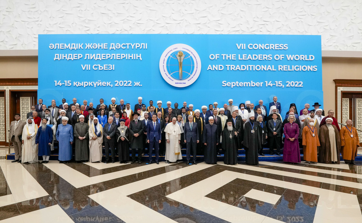 Pope proposes 4 global challenges to world’s religious leaders