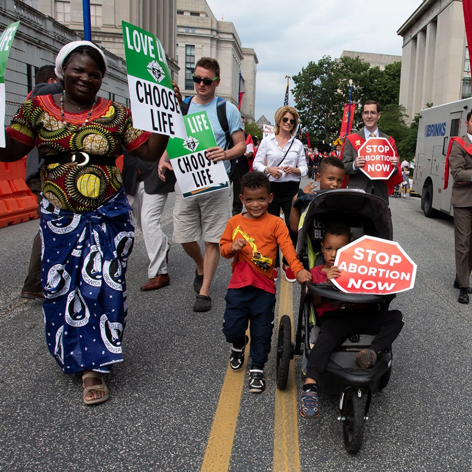 1st pro-life march in post-Roe America: massive, youthful, earthy ...