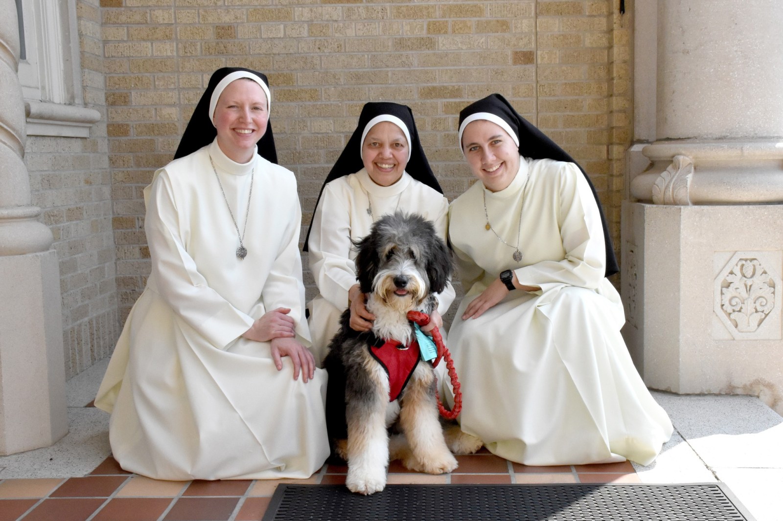 Nuns, kids, and an adorable therapy dog: Check out these pics!