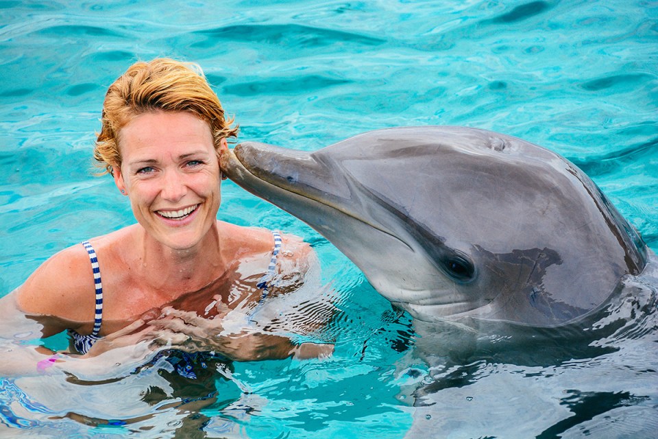 The fascinating bond between dolphins and pregnant women