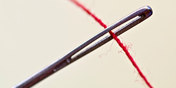 A Nativity scene in the eye of a needle