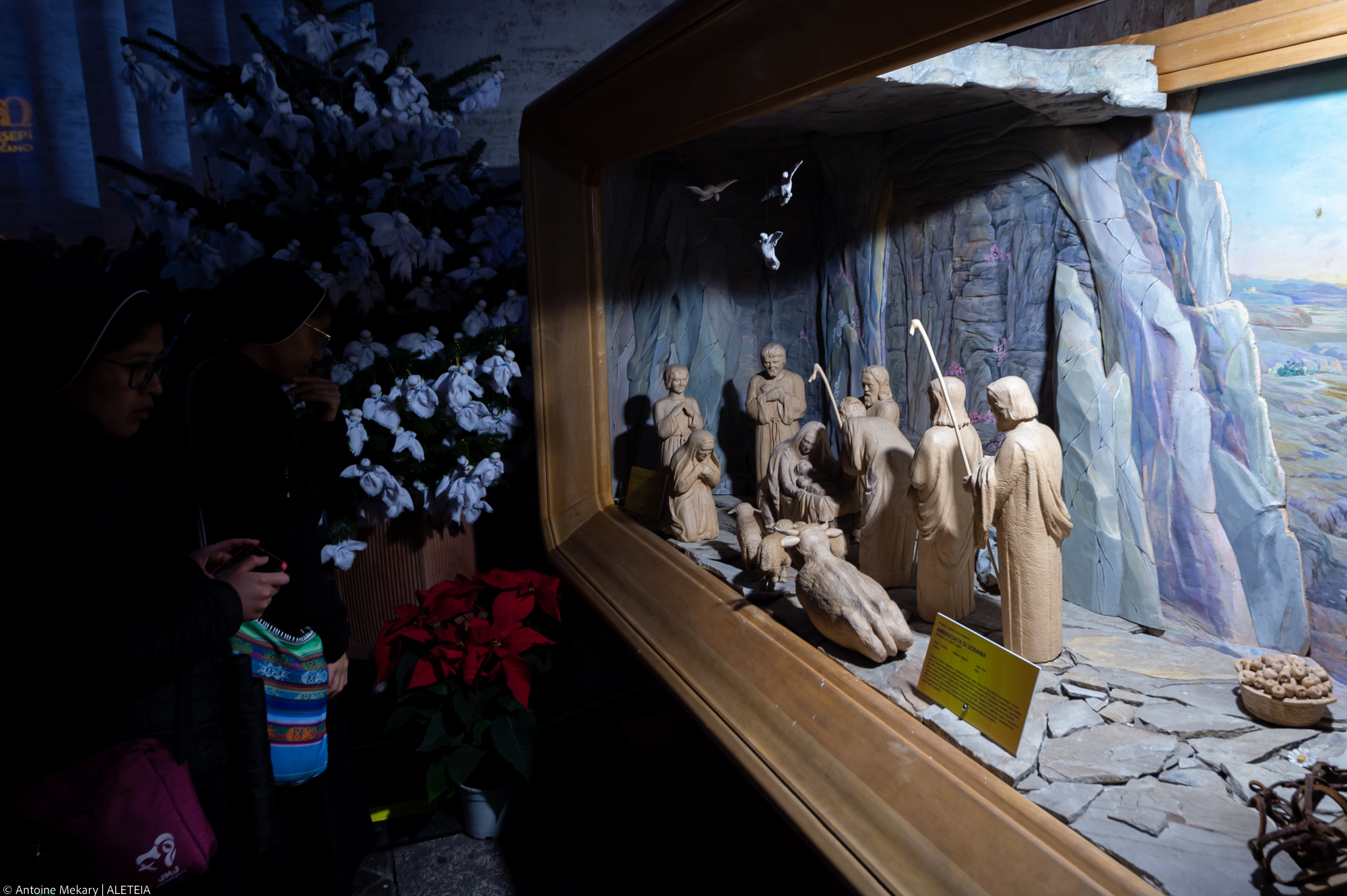10 of the more than 100 Nativity scenes in St. Peter’s Square