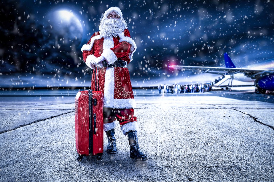 In the remote Arctic, Santa pays children a visit … by cargo plane!