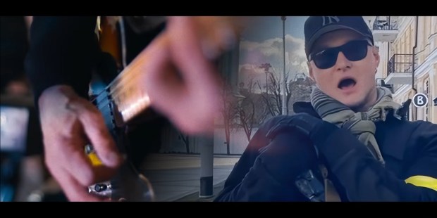 Ukrainian pop star quit US tour to defend home supported by bands