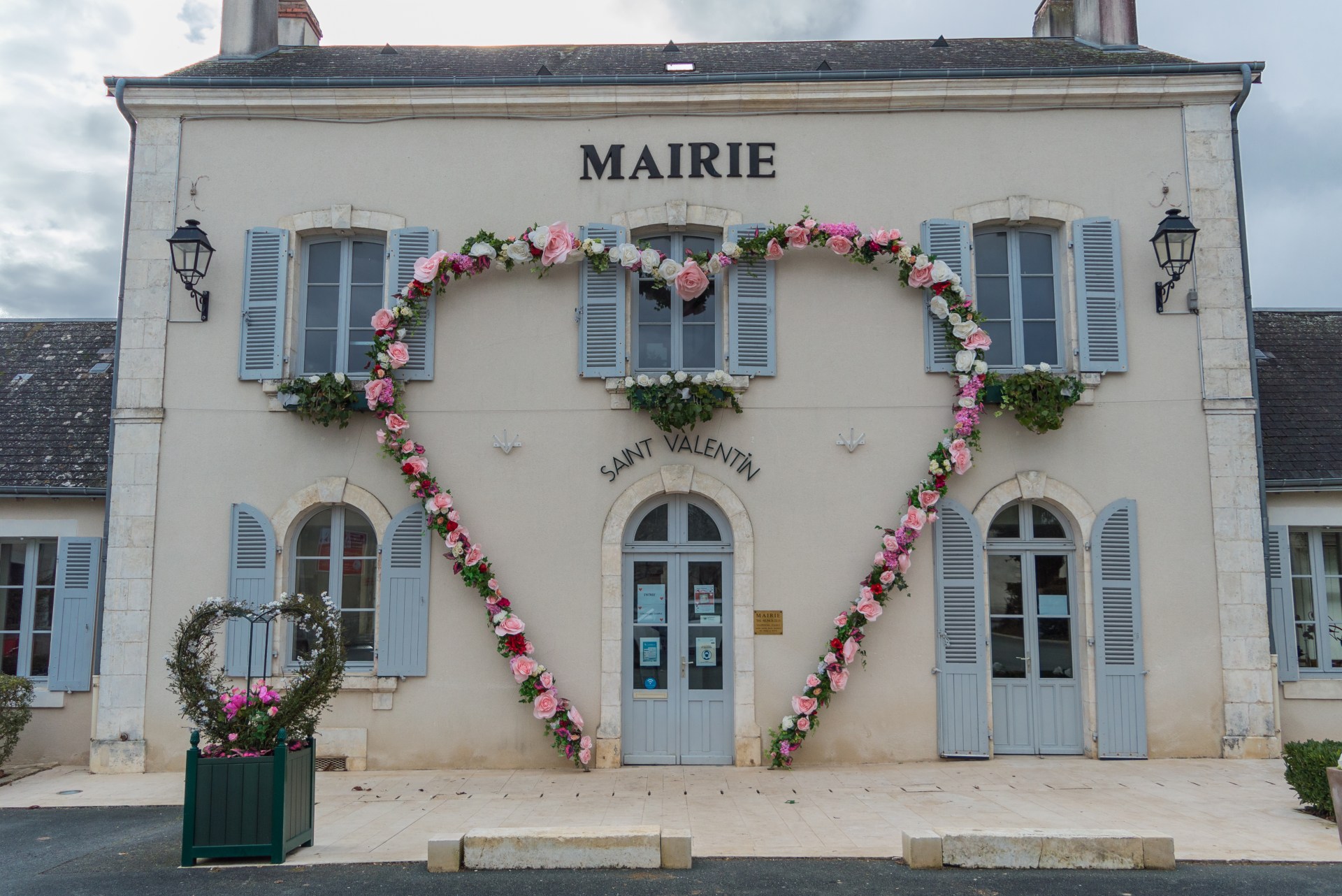 Celebrating St. Valentine in the French village of Saint-Valentin