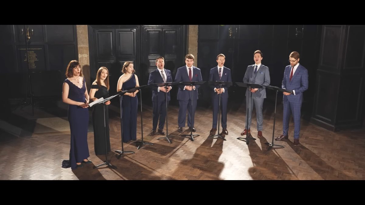 VOCES8 has some jaw dropping high notes in Holy Week hymn