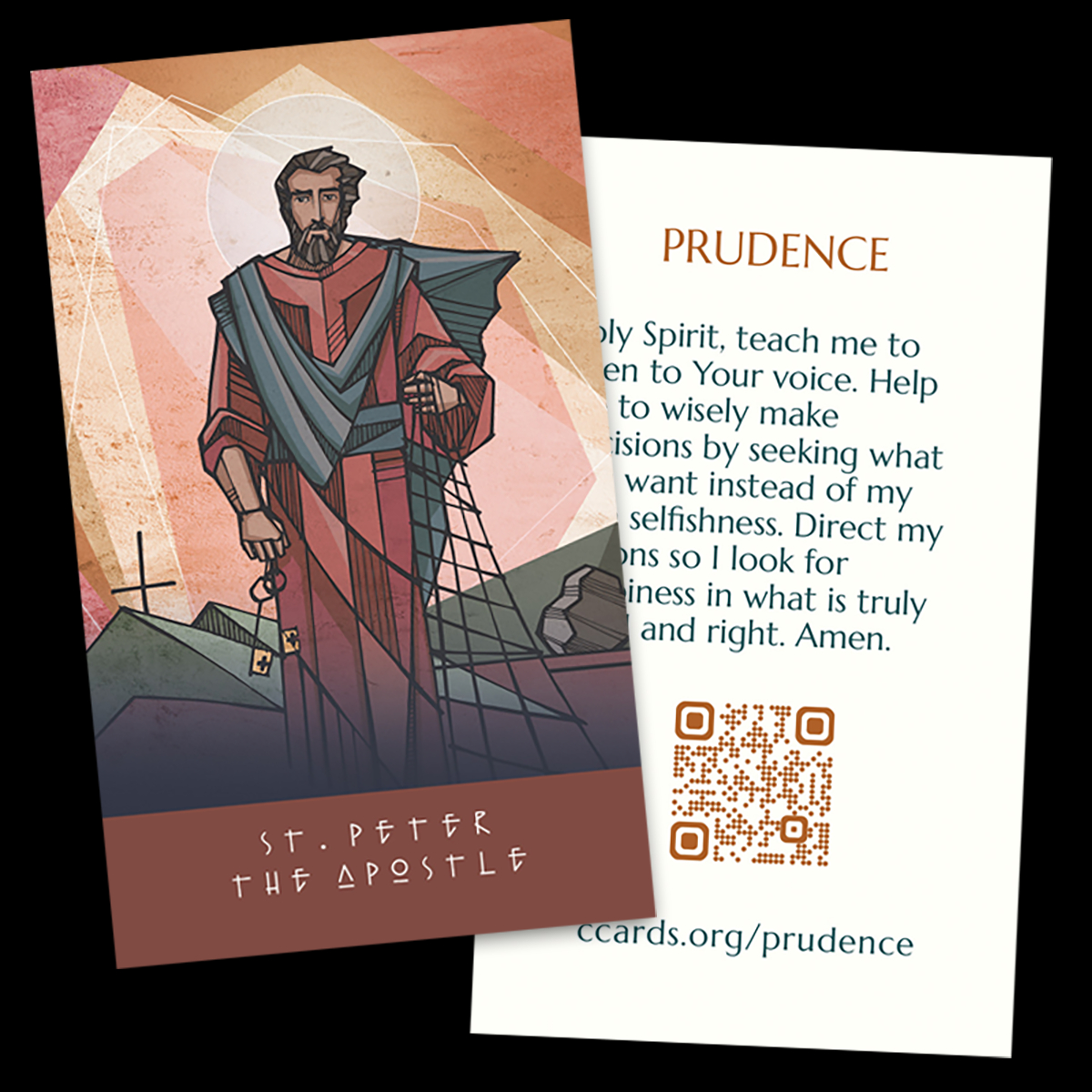 Find the saint for your struggle with great “confession cards”